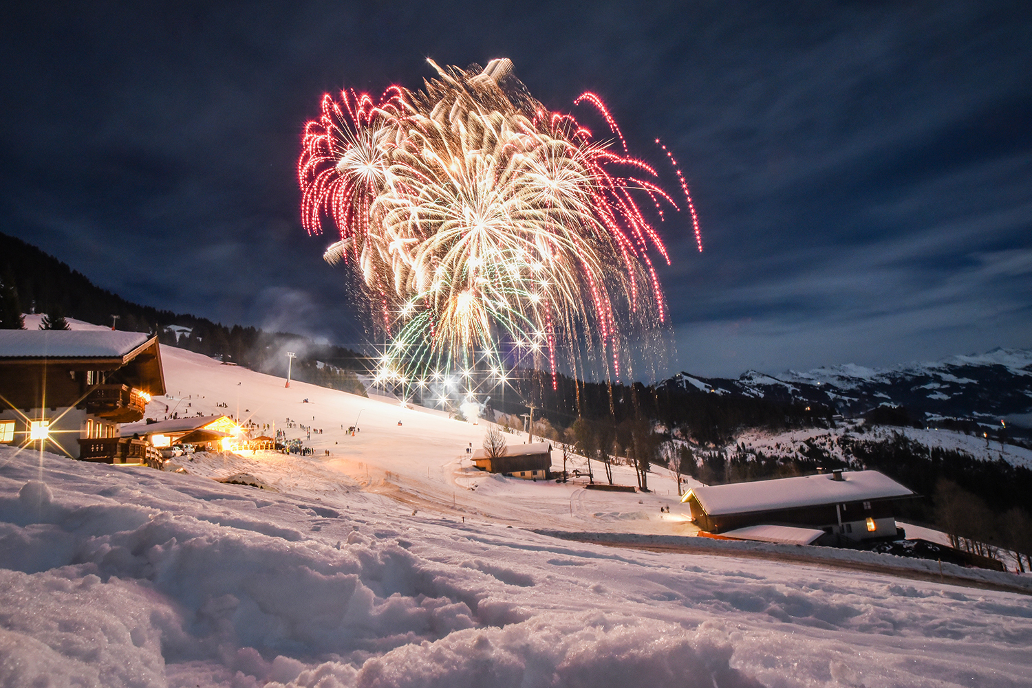 Silvester In Den Bergen Hutte Deutschland